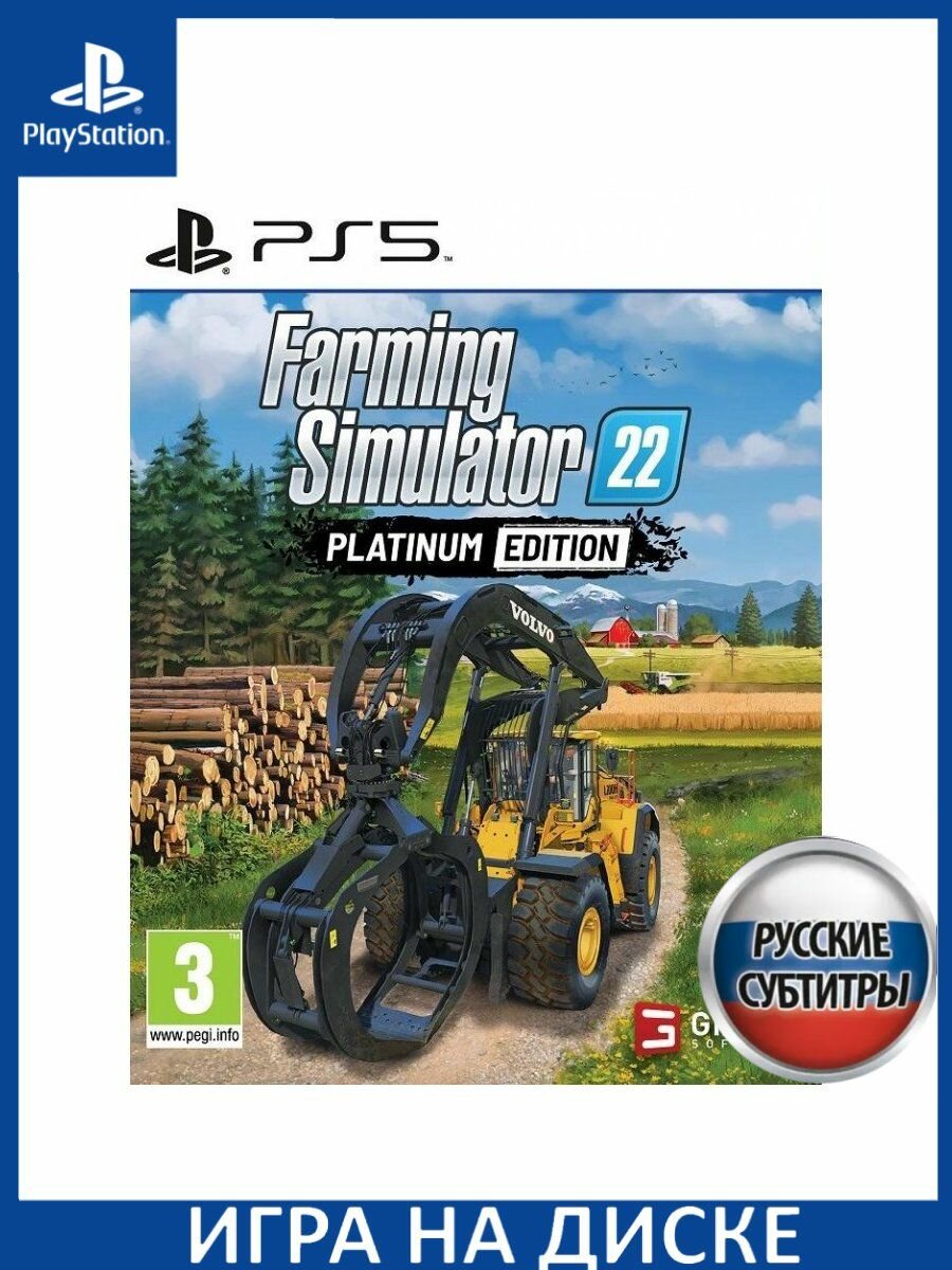 Игра Farming Simulator 22 Platinum EditionPS5 Русская Версия Диск на PlayStation 5