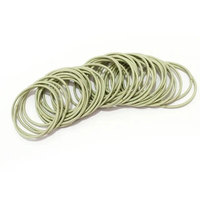 Резинки для волос Light green 50шт