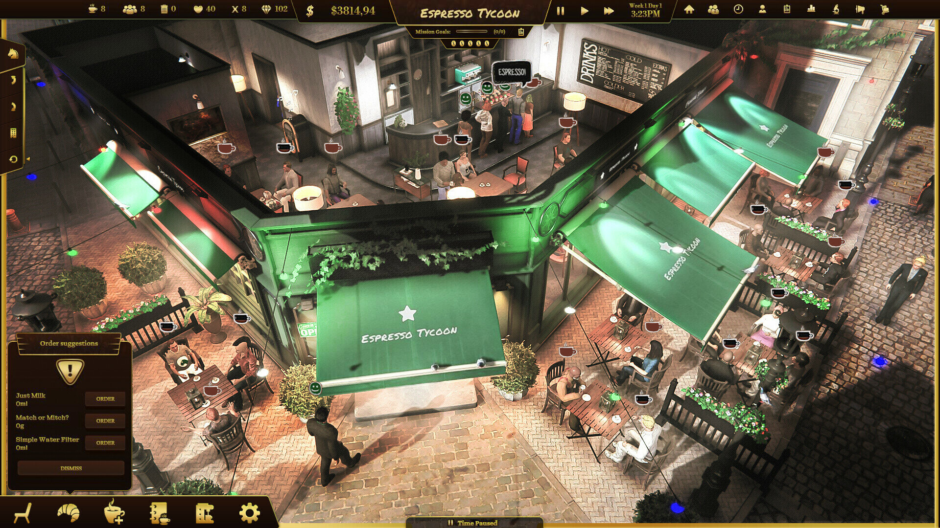 Espresso Tycoon, Все страны — фото 1