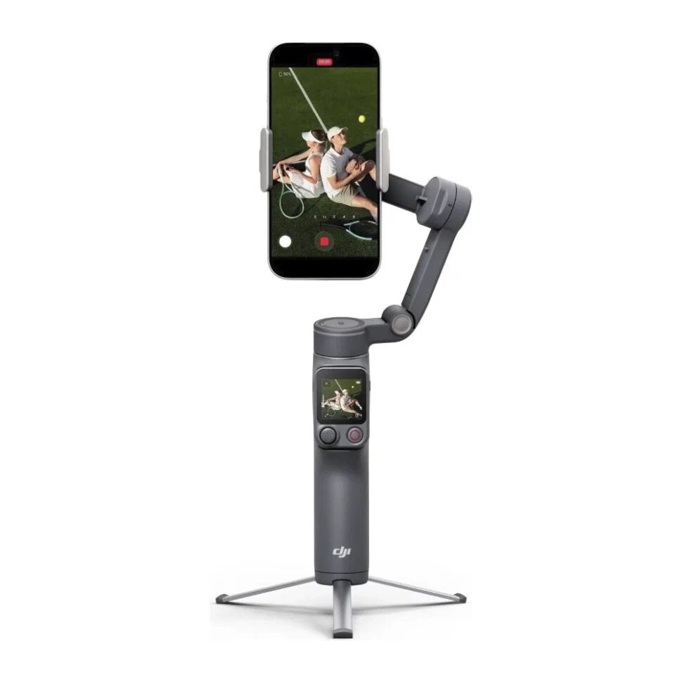 Стабилизатор DJI Osmo Mobile 8P, трёхосевая стабилизация, для смартфонов, Bluetooth, 386 г