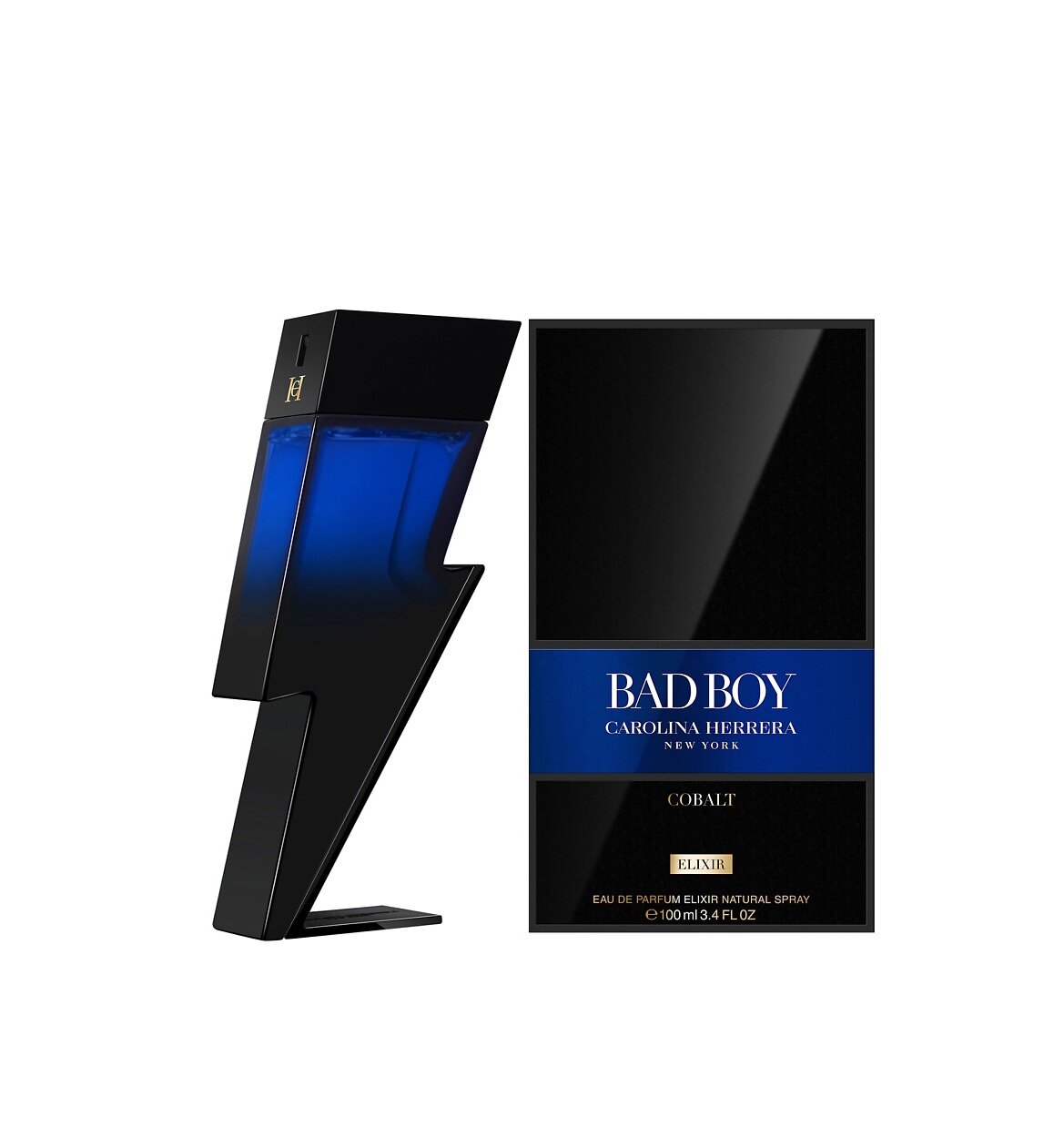 Carolina Herrera Bad Boy Cobalt Elixir 100 мл парфюмерная вода мужская, восточные, древесные
