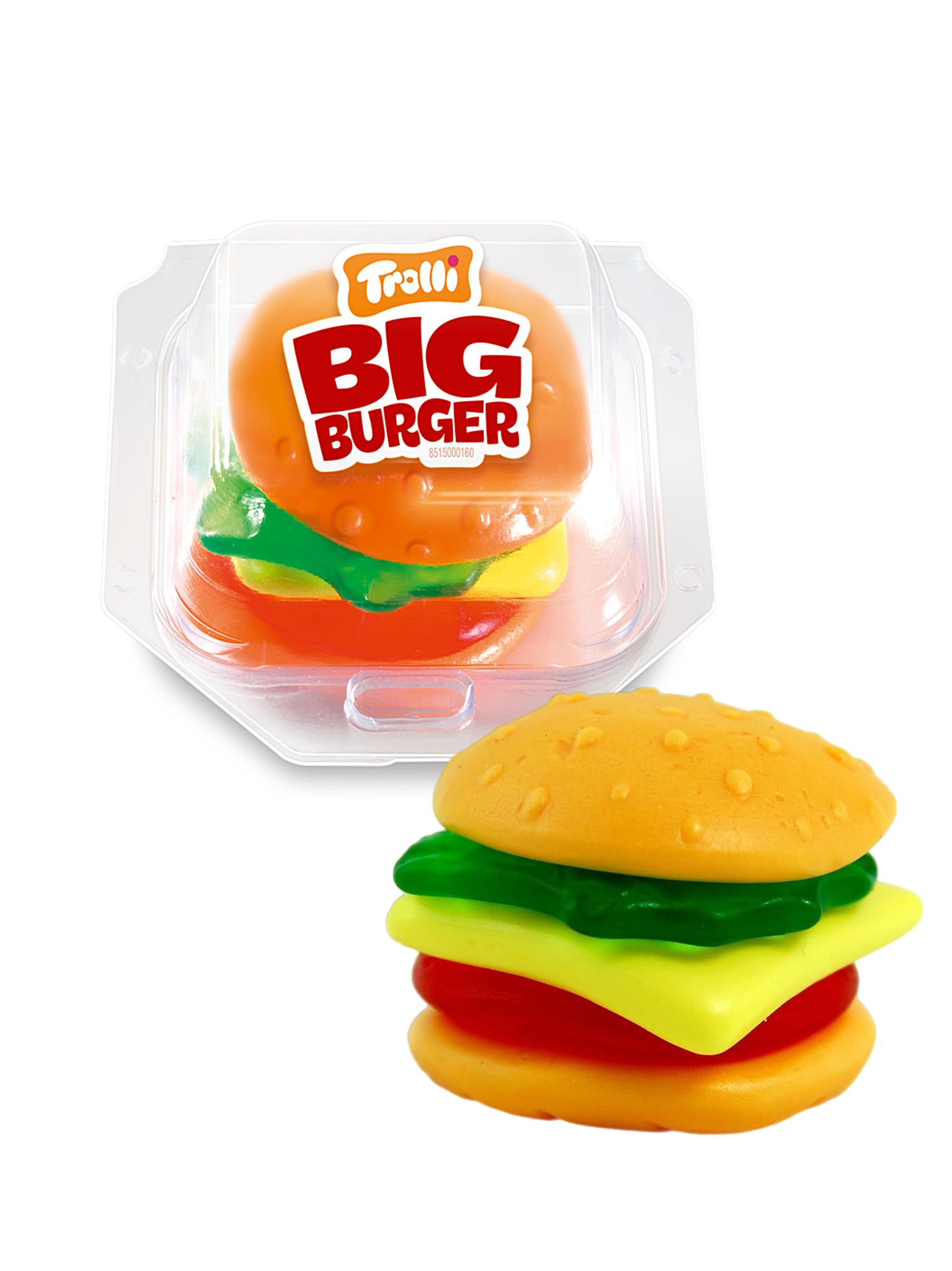Мармелад жевательный Trolli Big Burger, 50 гр х 3 шт (Германия)