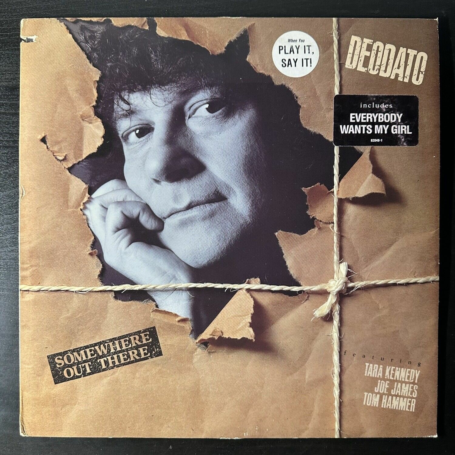 Виниловая пластинка Deodato Featuring Tara Kennedy, Joe James, Tom Hammer - Somewhere Out There (США 1989г.)