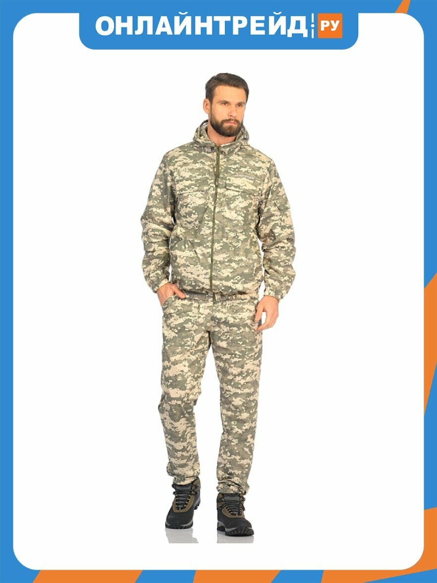Костюм летний Huntsman Стрелок цвет 128/2 (светлый пиксель) ткань Смесовая (Сорочка) разм. 52-54/182-188