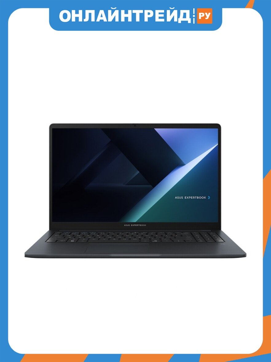 Ноутбук Asus ExpertBook B1503CVA-S78551 15.6", WVA, Intel Core 5 210H 2.2ГГц, 8-ядерный, 16Гб DDR5, 256Гб SSD, Intel Graphics, без ОС, серый (90NX0801-M09SK0)