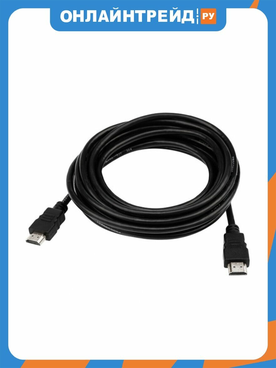 Кабель Proconnect HDMI-HDMI 2.0, серия Gold, 5 метров (Ultra HD 4K, FHD)