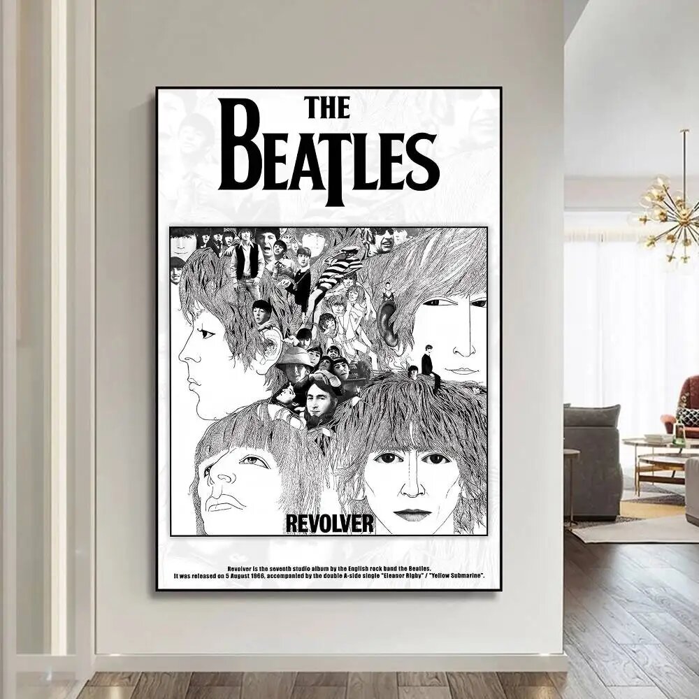Плакат The Beatles Revolver, 25x35cm, HEI-13