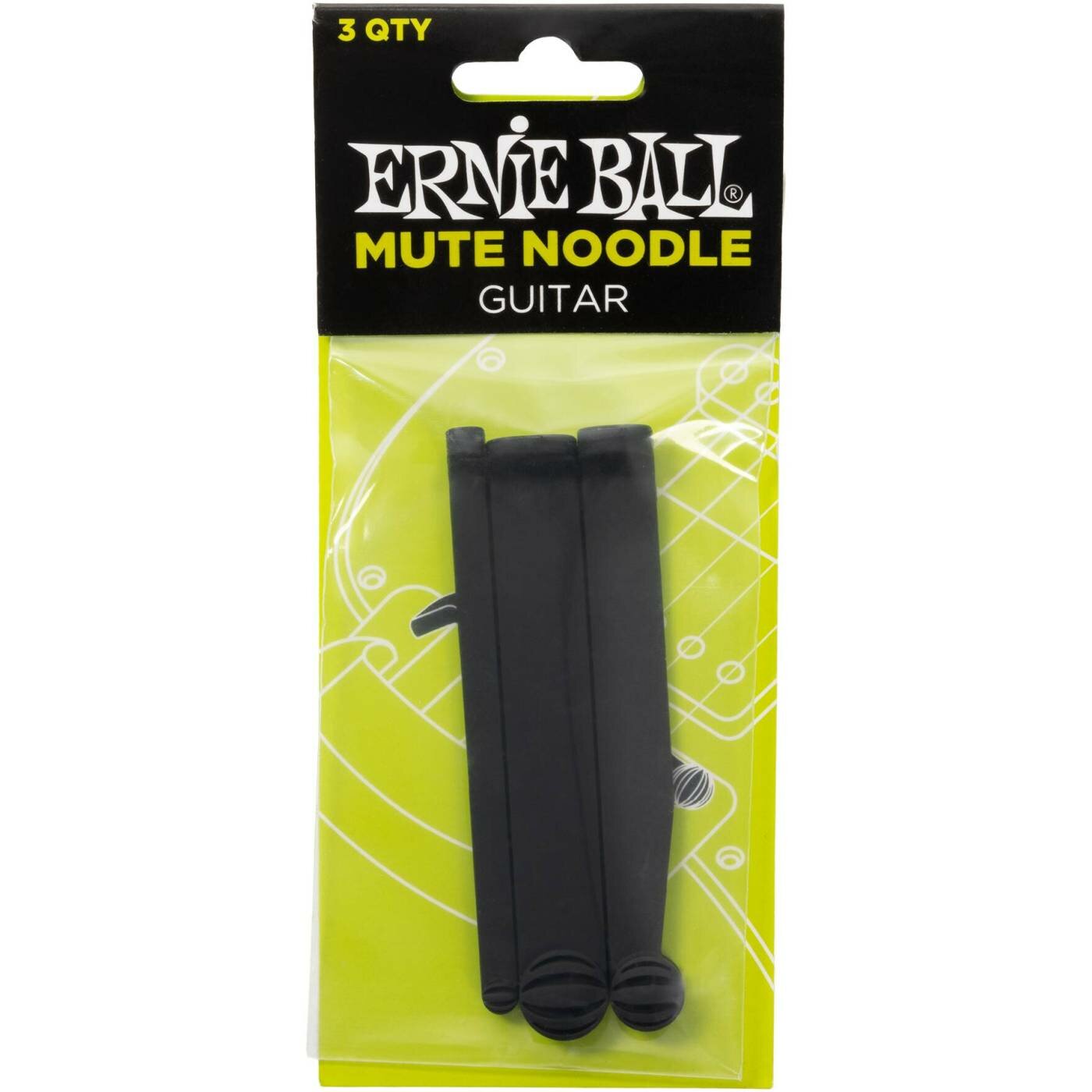 Ernie Ball 9636 Mute Noodle - мьют демпфер для гитары, 3 размера.