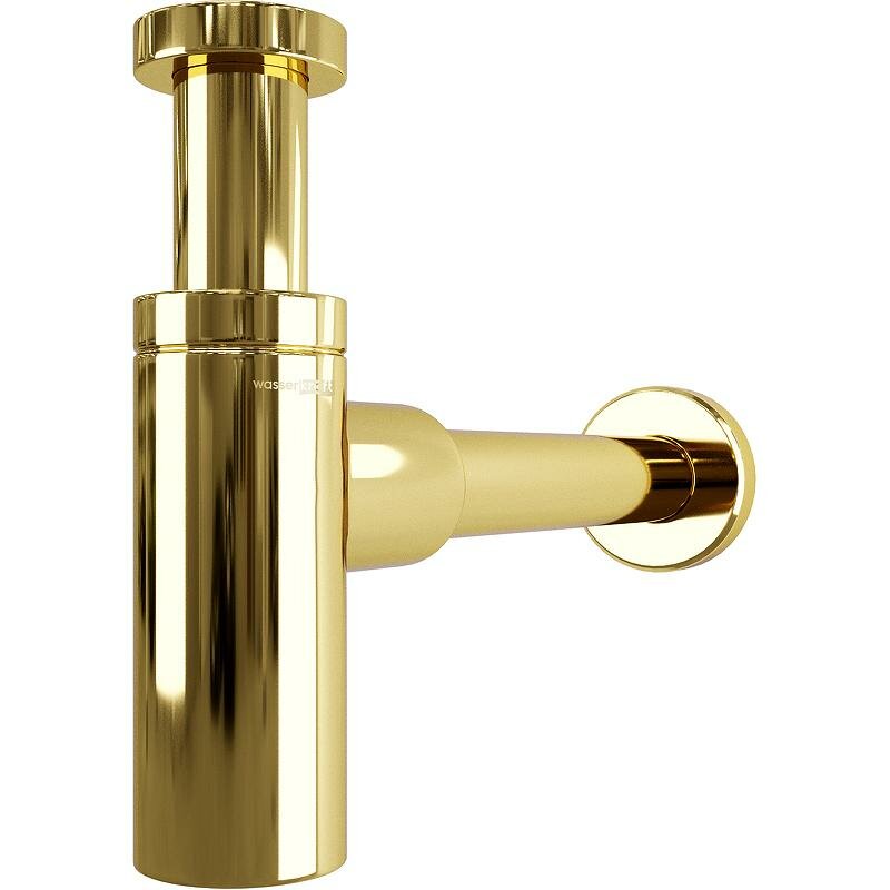 Сифон для раковины WasserKRAFT Sauer A173, золото