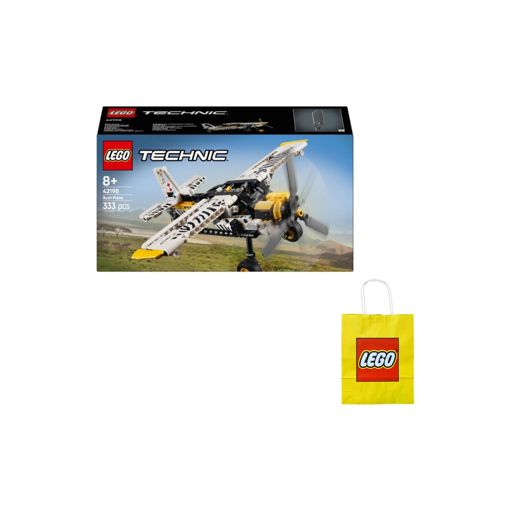 LEGO Technic Джунгли Самолёт Конструктор 333 элемента 42198