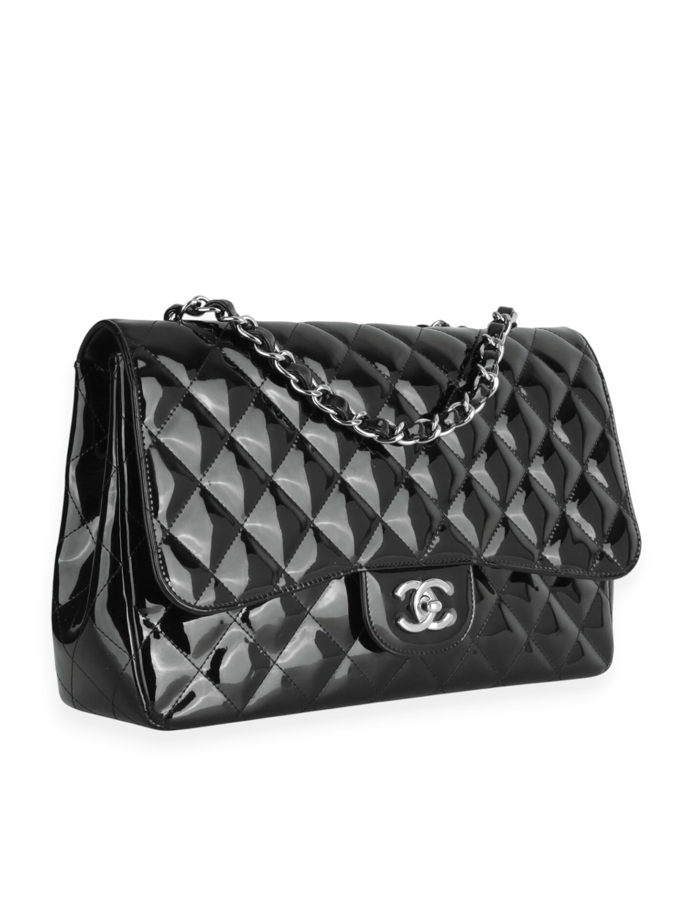 Сумка кросс-боди Chanel Classic Flap Jumbo, черный — фото 1