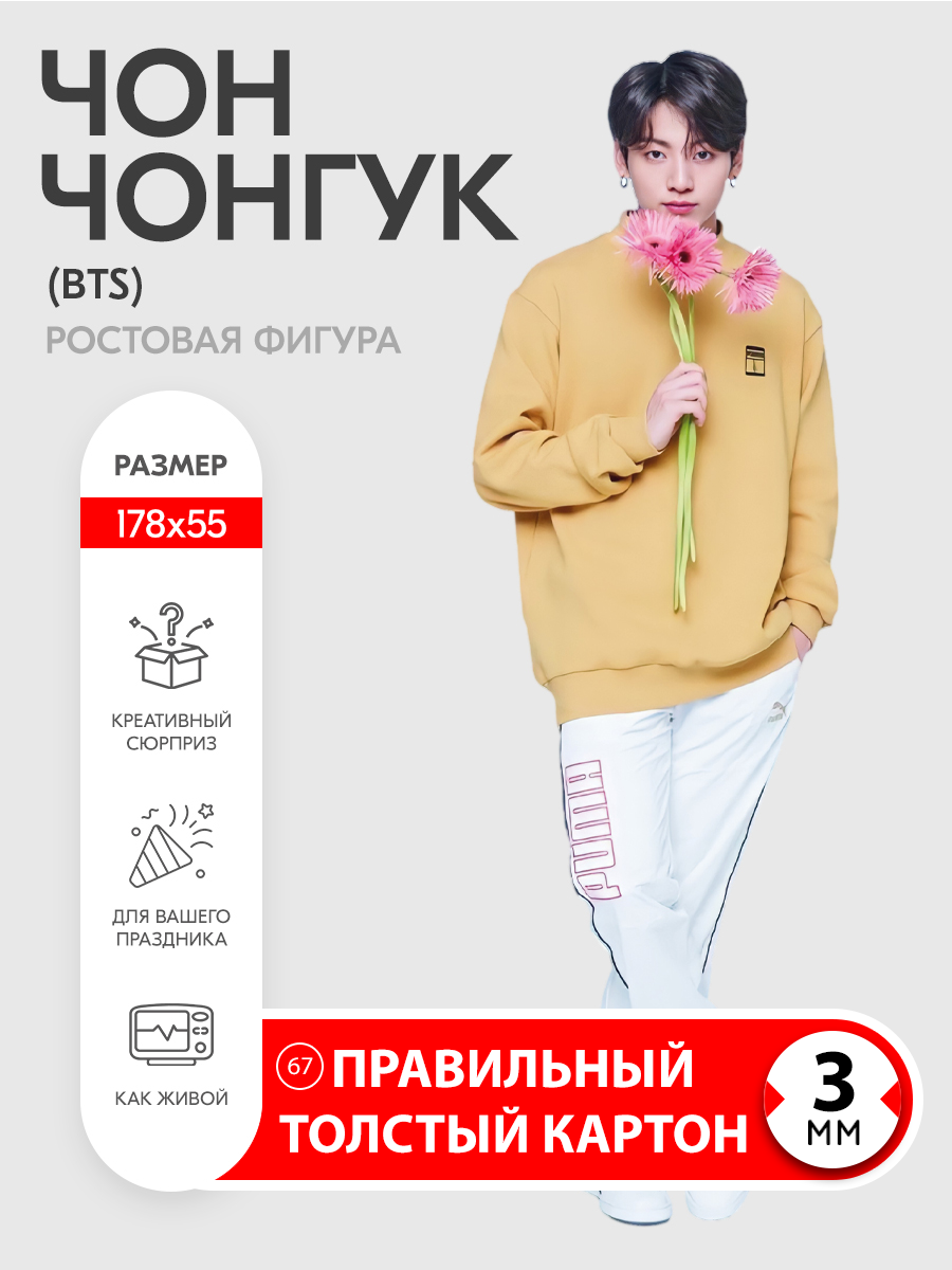 Аксессуар для фотосессий, самое это, Чон Джонгук (Чонгук) (BTS), ростовая фигура