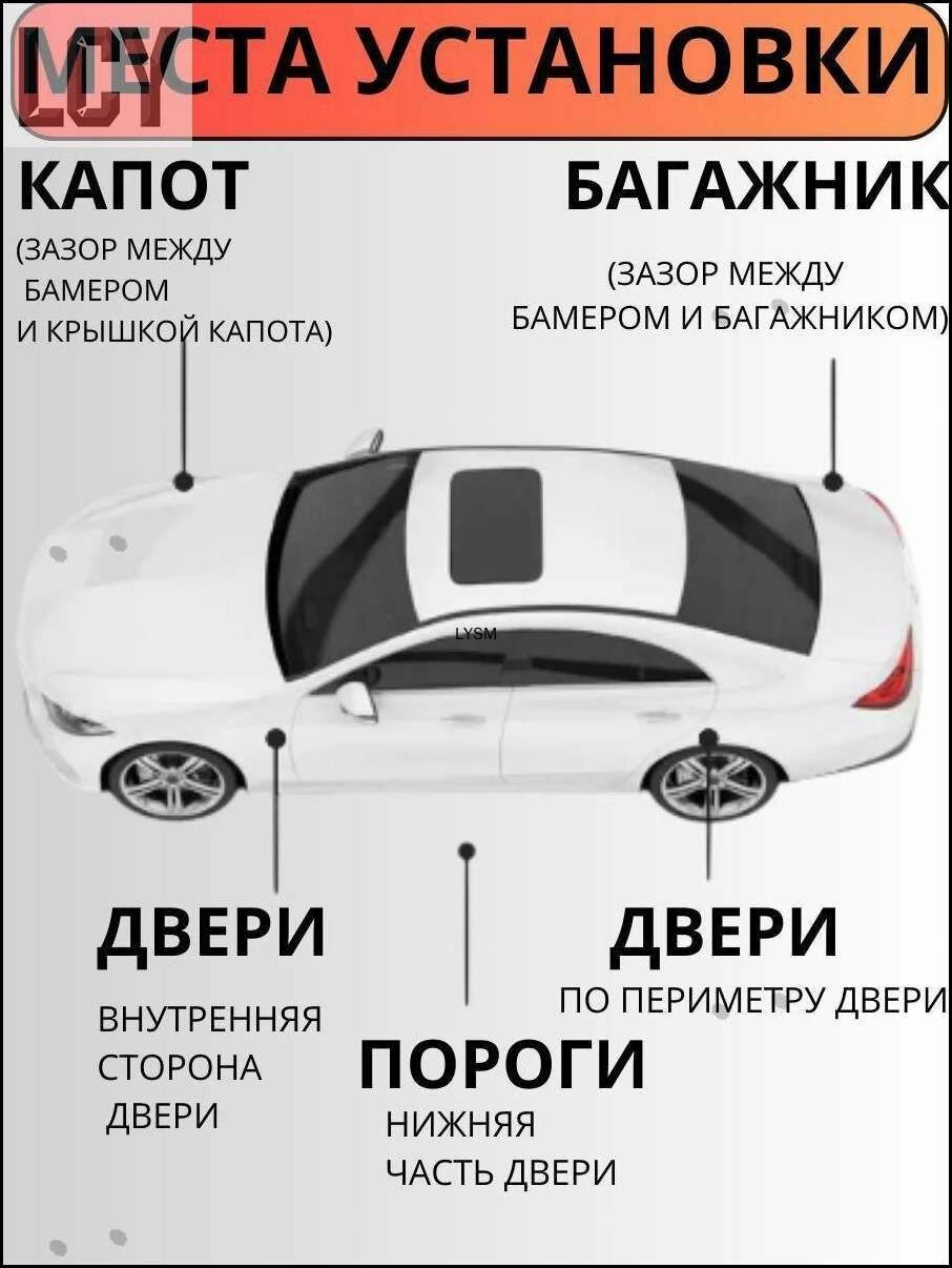 Уплотнитель автомобильный арт. уплотнитель автомобильный Z — фото 1