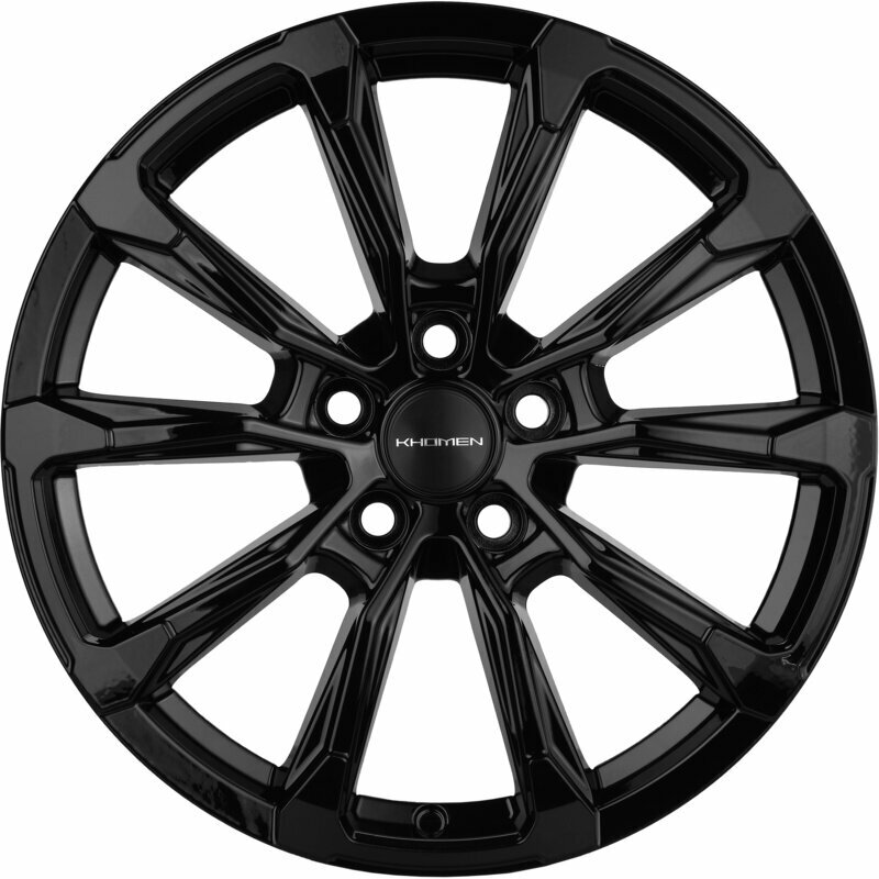 Литой колесный диск Khomen Wheels KHW1808 (Chery Tiggo 8/8 Pro) 7,5x18/5x108 ET47 D60,1 Black (конус)