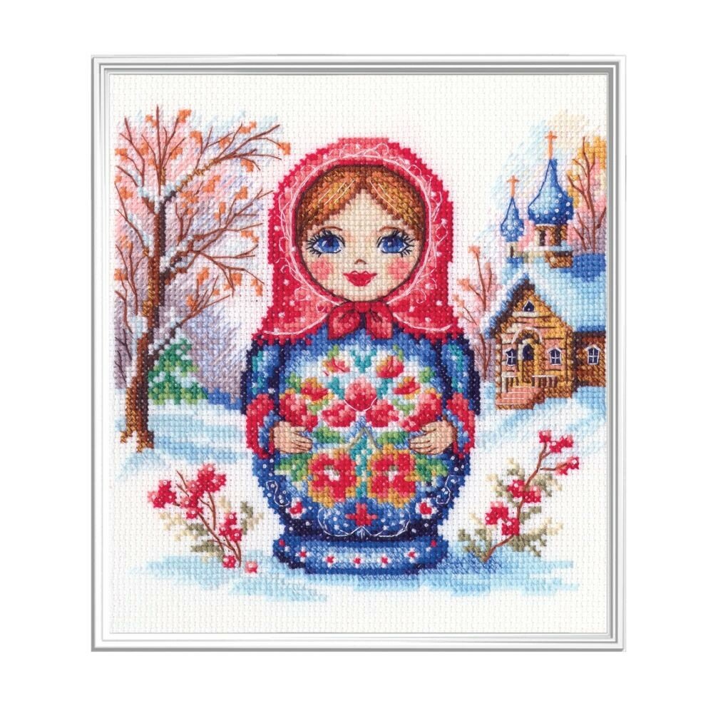 Вышивка Частичная, "Хороша да румяна" 14 Aida РТО (Россия) арт. M1137