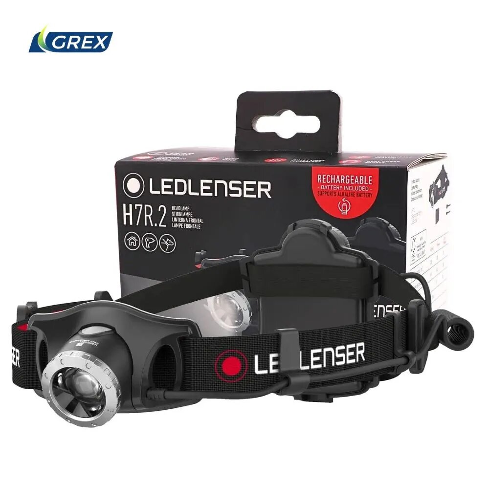 Ledlenser H7R.2 перезаряжаемый налобный фонарь с сердечником