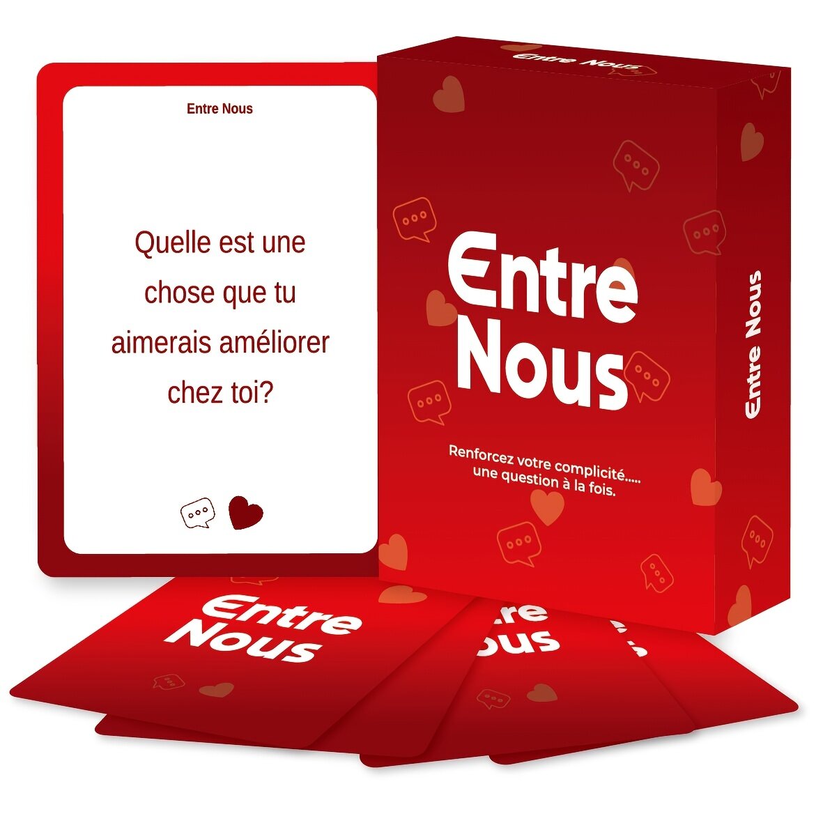 Карточная игра для пар Entre Nous, вопросы для близости, романтический подарок на годовщину, от 14 лет