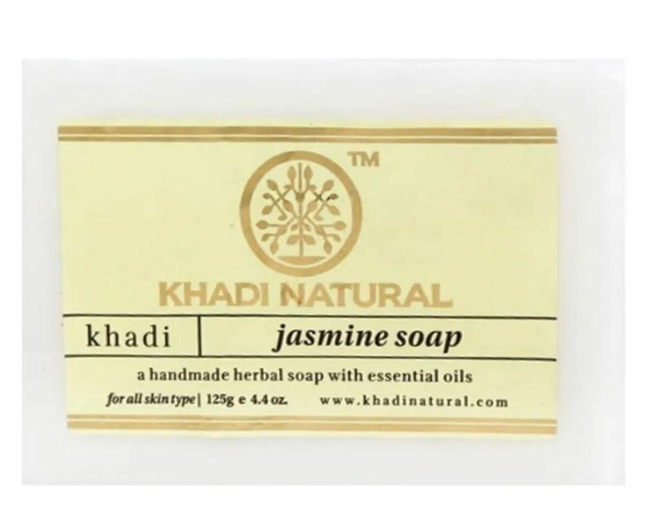 Натуральное мыло Кхади Жасмин (Khadi Jasmine Soap), 125 грамм