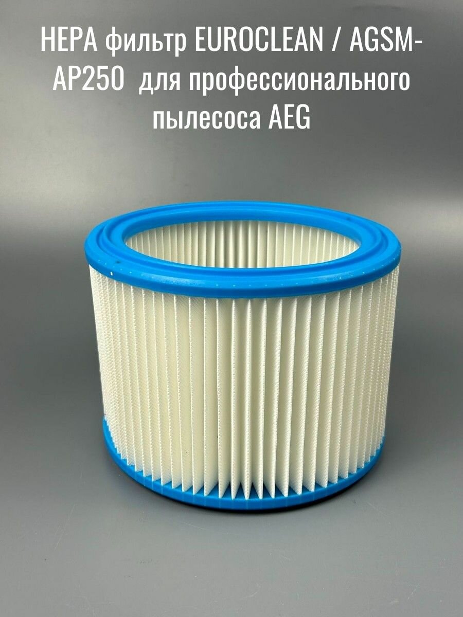 HEPA фильтр EUROCLEAN / AGSM-AP250 синтетический для профессионального пылесоса AEG моющийся