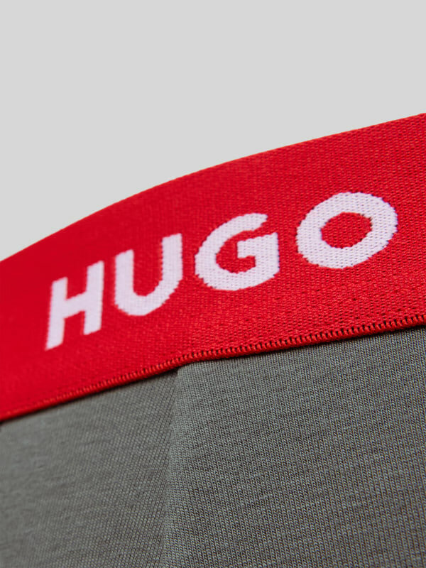 Трусы HUGO Boxer TRIPLET 3 pack, комплект из 3 шт., размер S, серый, хаки, черный — фото 1