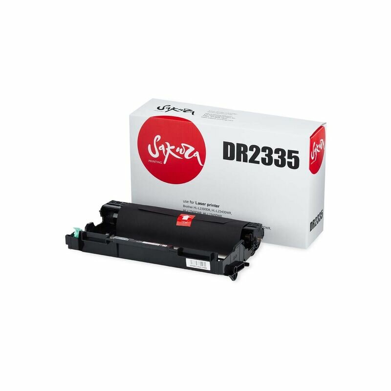 Фотобарабан DR-2335 для Brother DCP-L2500dr, DCP-L2520dwr, MFC-L2700dwr, MFC-L2700dnr 12000 стр. Sakura