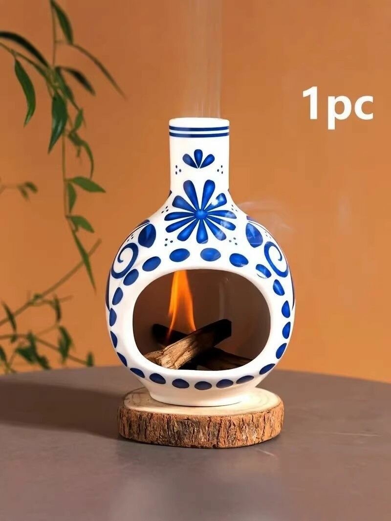 Керамическая горелка Palo Santo Bracket ручной работы-подставка из шалфея для украшения медитации