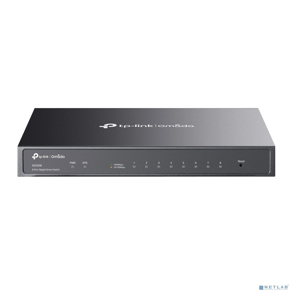 TP-Link SG2008 Коммутатор JetStream Smart с 8 гигабитными портами
