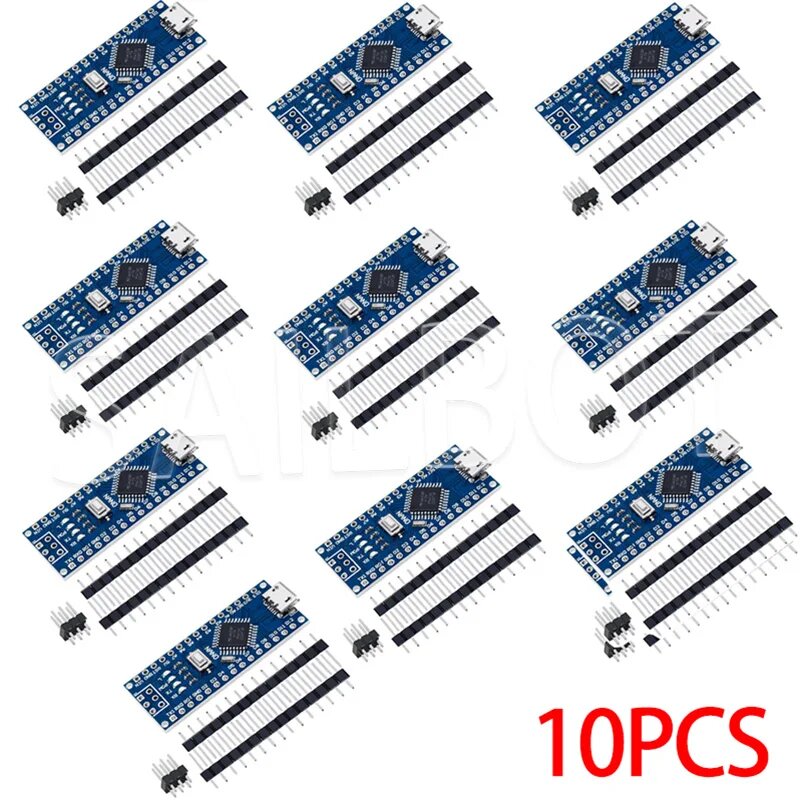 Arduino Nano 3.0 с загрузчиком CH340 10PCS-Micro USB