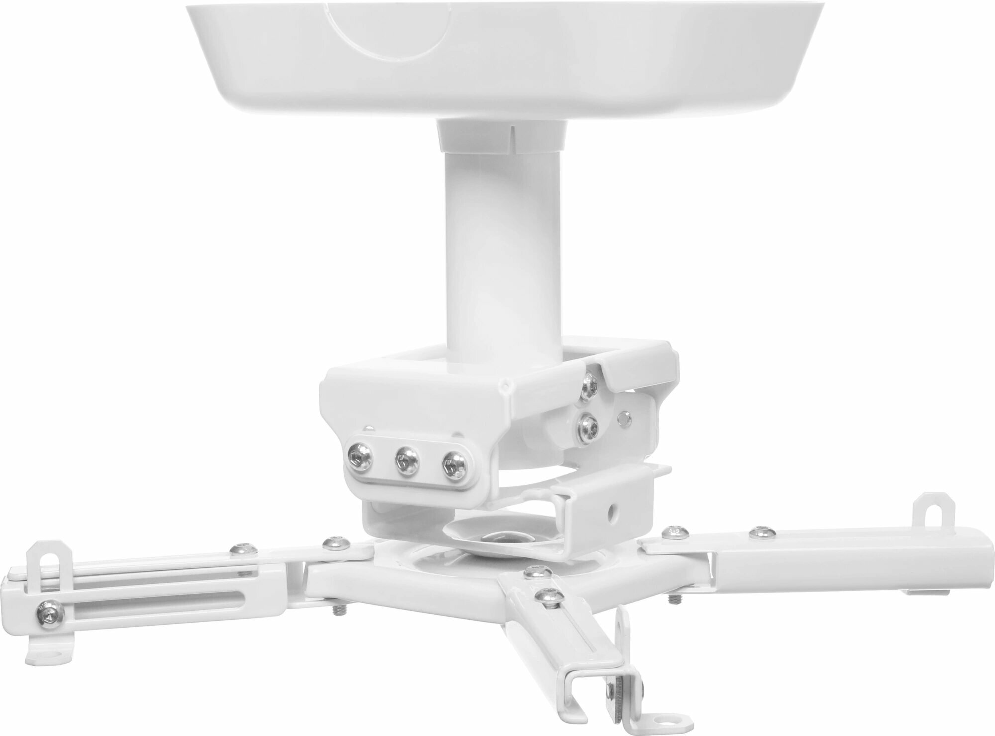 Кронштейн для проектора Cactus CS-PROF011S-WT бел потолочный поворот и наклон мин 24.5 макс 24.5см м