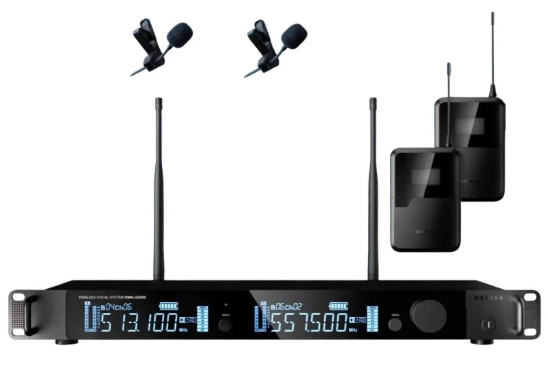 Двухканальная радиосистема Октава OWS-U2200L02-B-PRO
