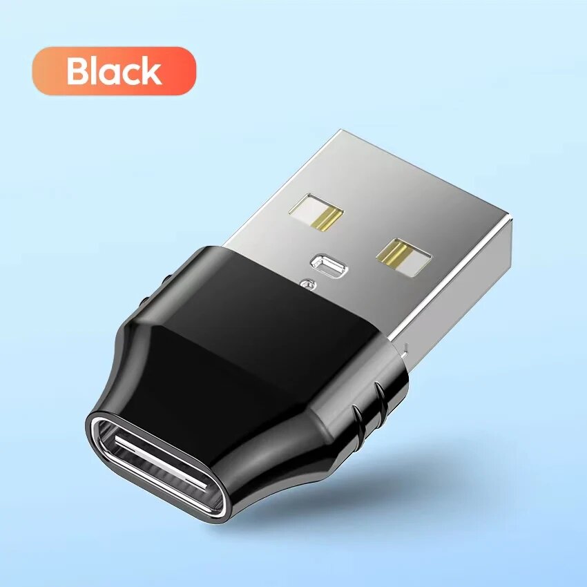 JianHan USB To Type C Adapter Fast Charging Data Transfer USB Male to USB C Adapter Converter For Macbook Xiaomi Samsung