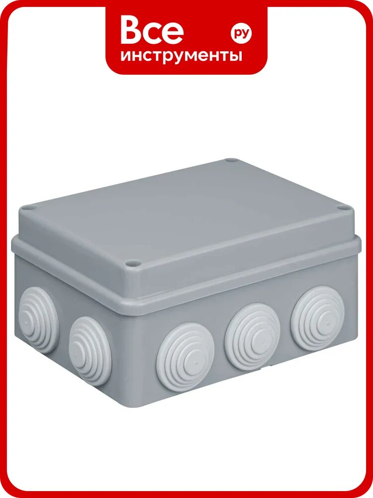 Распаечная коробка Navigator 93 408 nss-db-150-110-70-10-gr открытого монтажа 93408