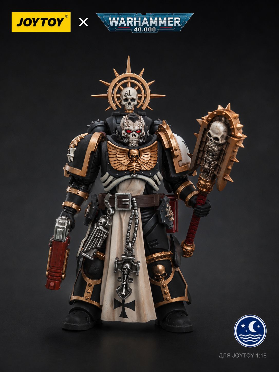 JOYTOY Warhammer 40K 1:18 сменная голова, ручная роспись