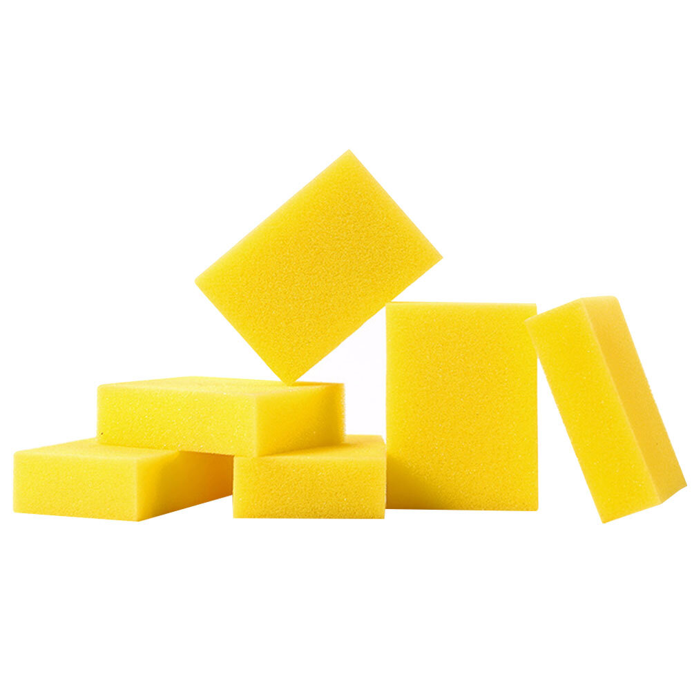 24 Штуки Жёлтые Губки Многофункциональная Щётка Для Волос 10X7X3Cm