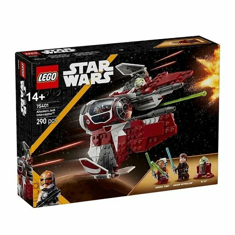 Конструктор LEGO STAR WARS Джедайский перехватчик Асоки, 290 деталей, 75401