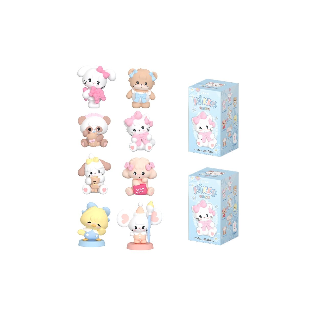 JOYC Mikko First Bloom Коллекция Surprise Box Single Mystery Box Целая коробка 8 шт