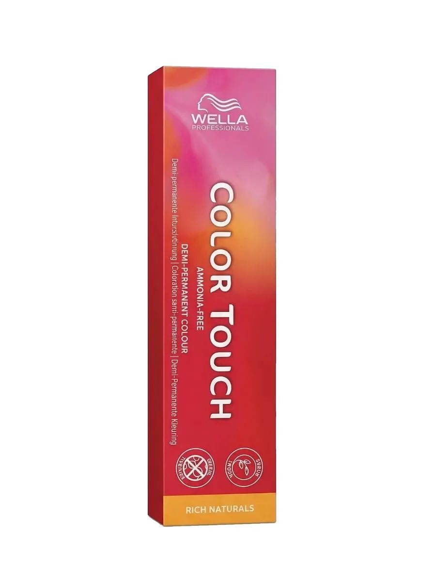 Wella Professional Color Touch Тонирующая безаммиачная краска для волос Средний блондин пепельный 7/1, 60 мл