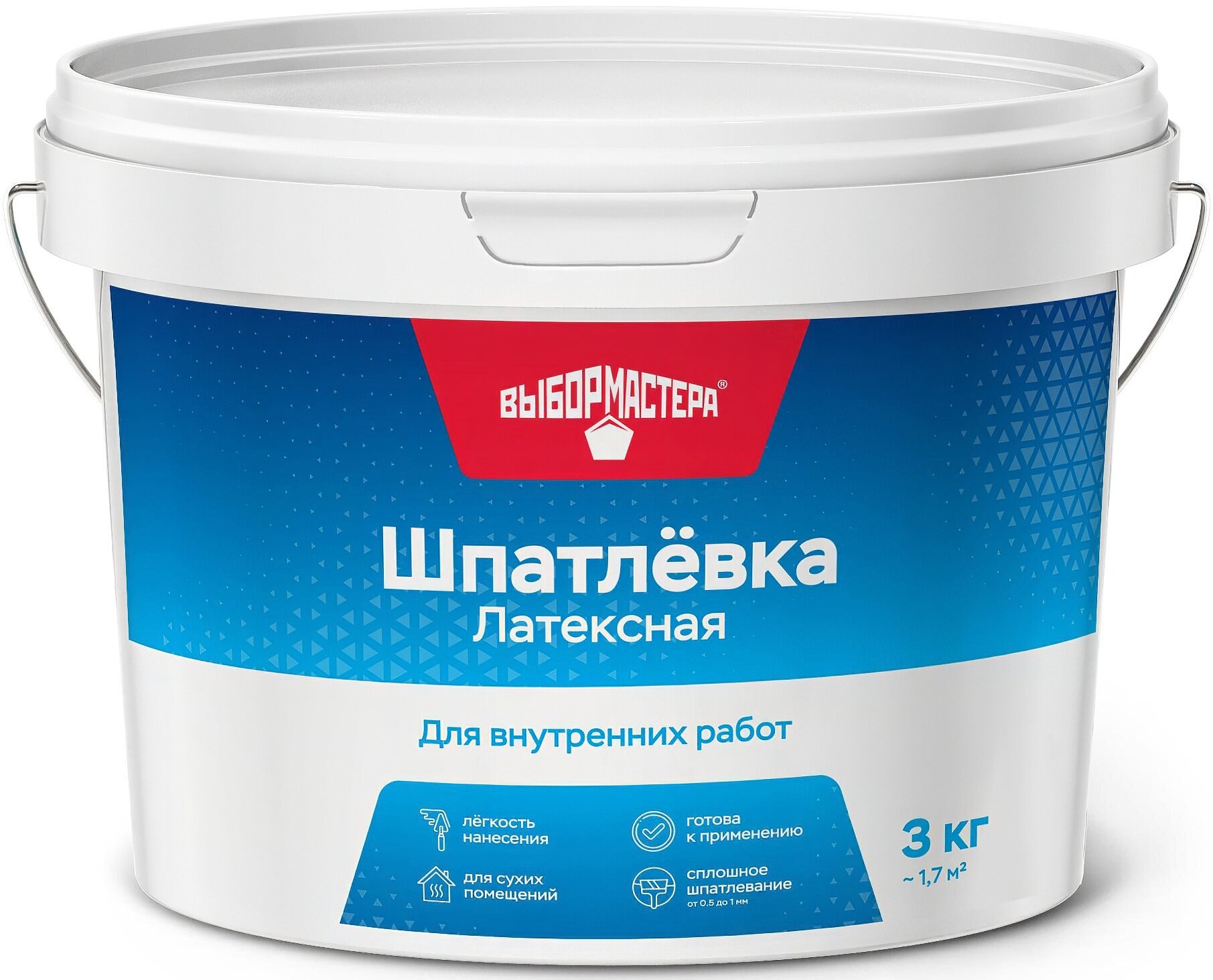 Шпаклевка латексная финишная Выбор мастера 3 кг