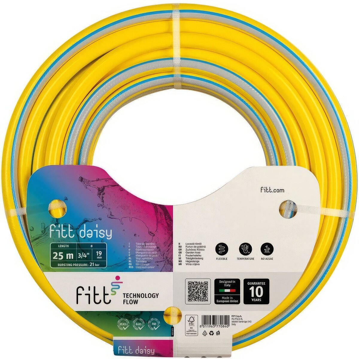Шланг для полива FITT 214994 'Daisy' 1/2' 25 м 24 бар