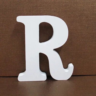 Деревянные буквы английского алфавита Story Бежевый, R
