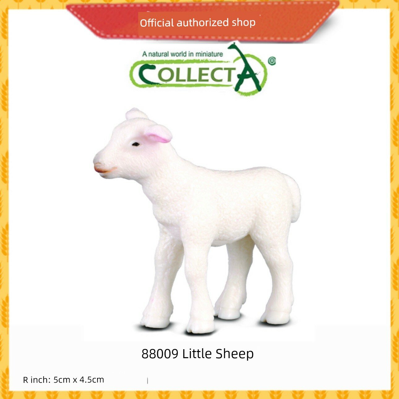 Модель ягненка CollectA образовательная игрушка для детей 1 шт