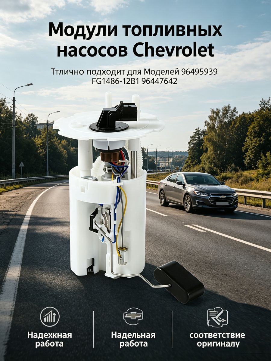 Насос топливный, арт. 96495939, 1 шт.