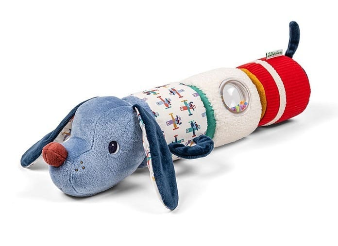 Мягкая игрушка Lilliputiens Собачка Жюль, звуковой валик, 4-элементный, 6 мес