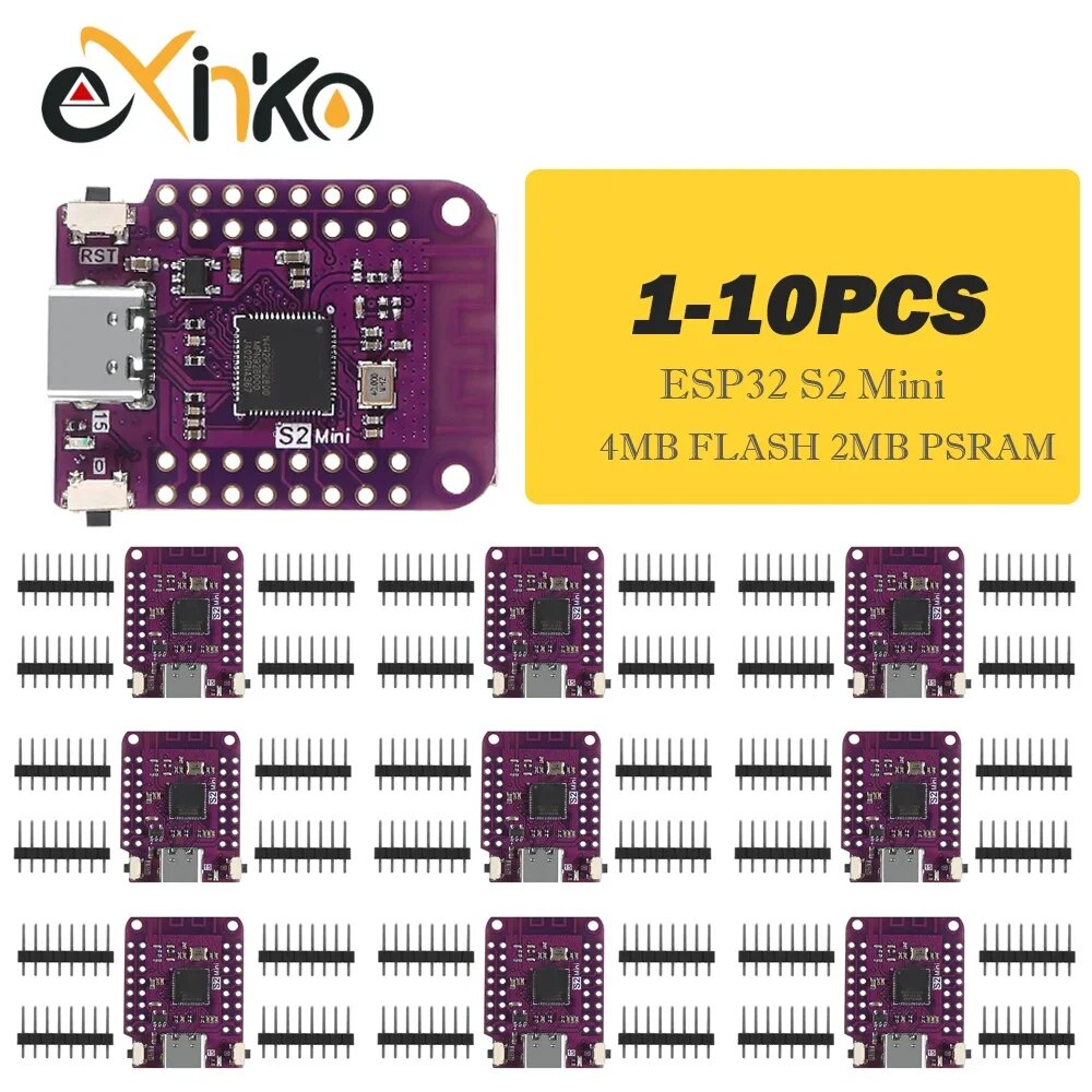 ESP32 S2 Mini V1.0.0 плата MicroPython 10PCS- ESP32 S2 Mini — фото 1