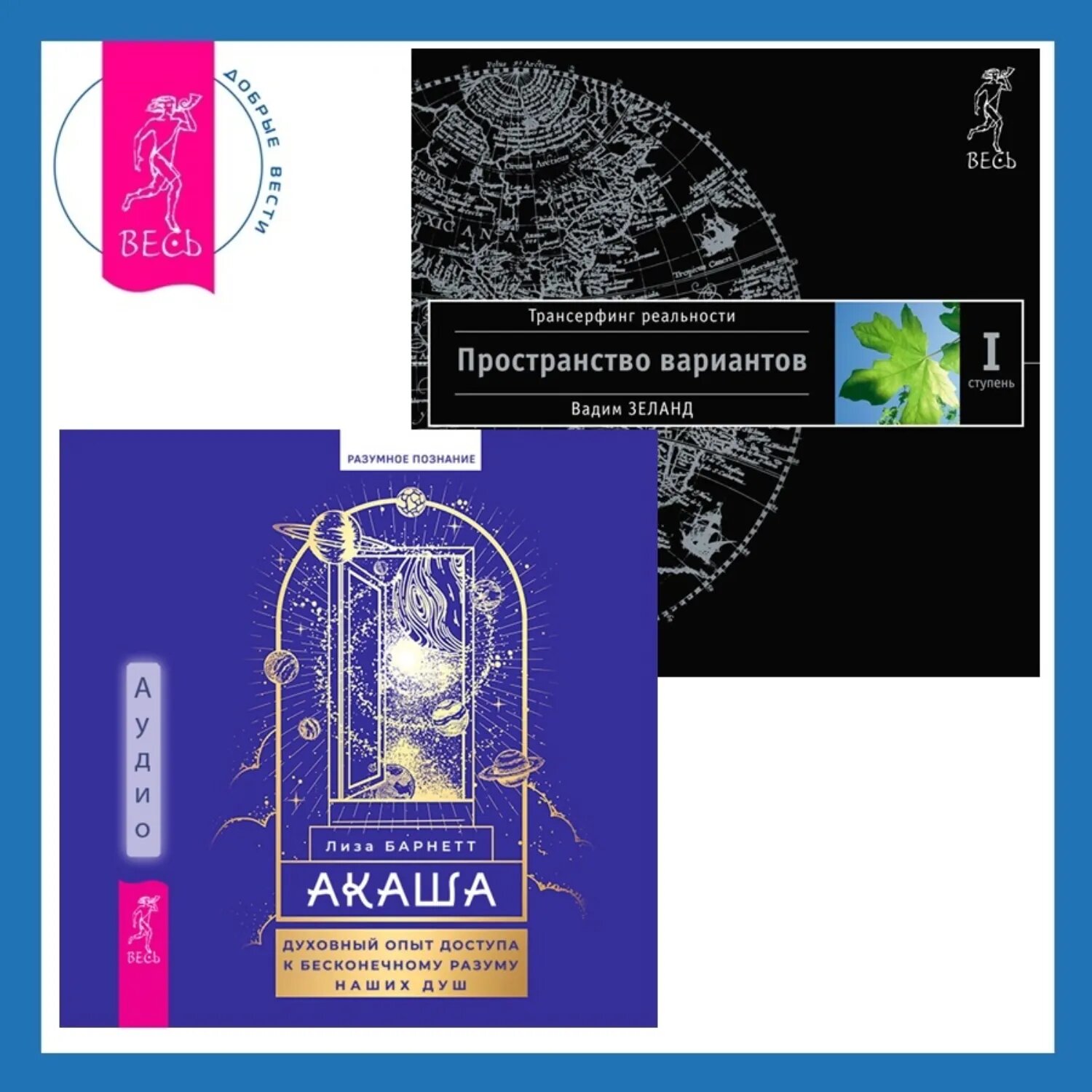 Акаша: духовный опыт доступа к бесконечному разуму наших душ. Трансерфинг реальности. Ступень I: Пространство вариантов [Аудиокнига]