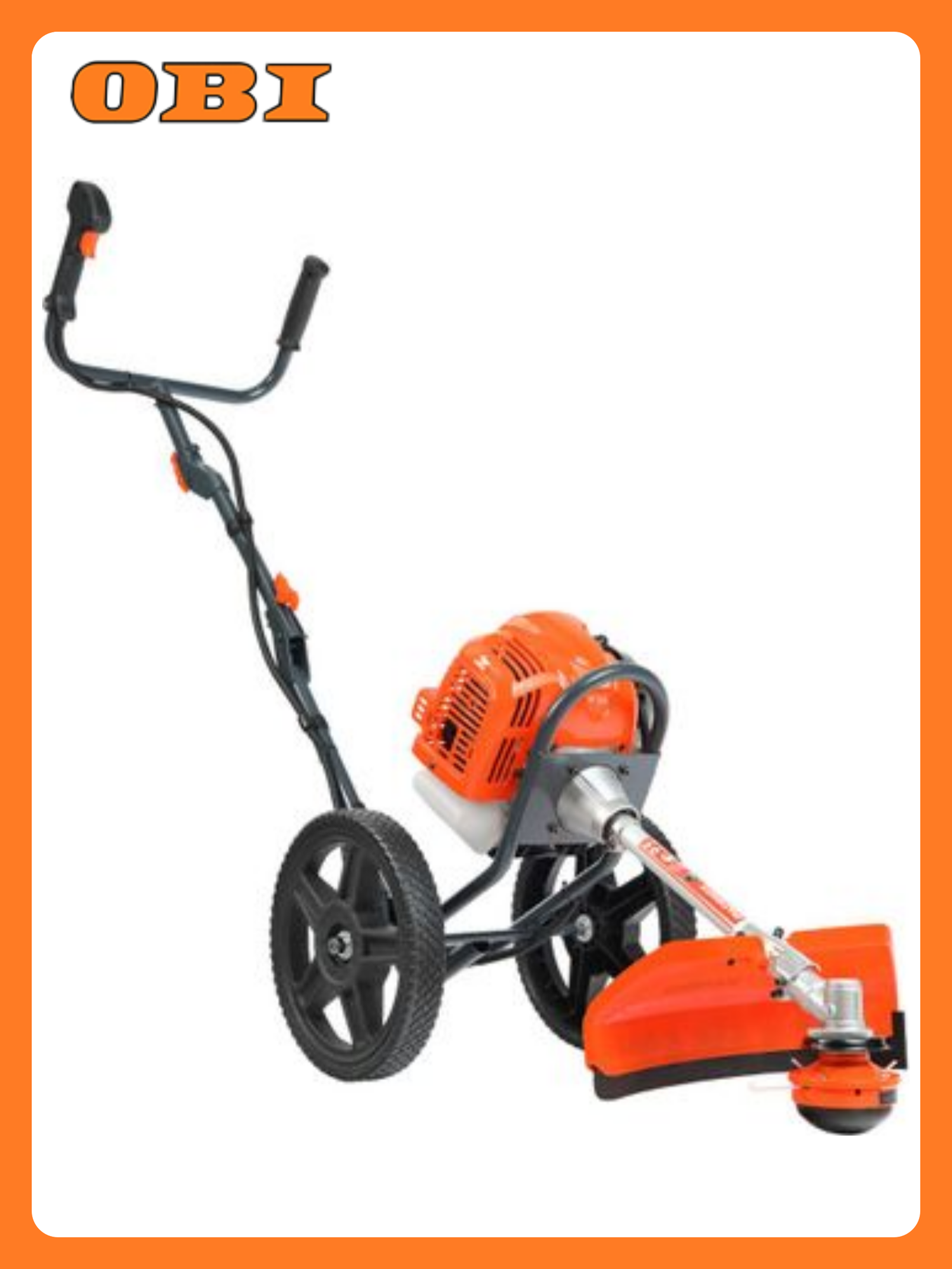 Триммер PATRIOT PT520, бензиновый, двухтактный, колесный, 3л. с, ширина скашивания 42см