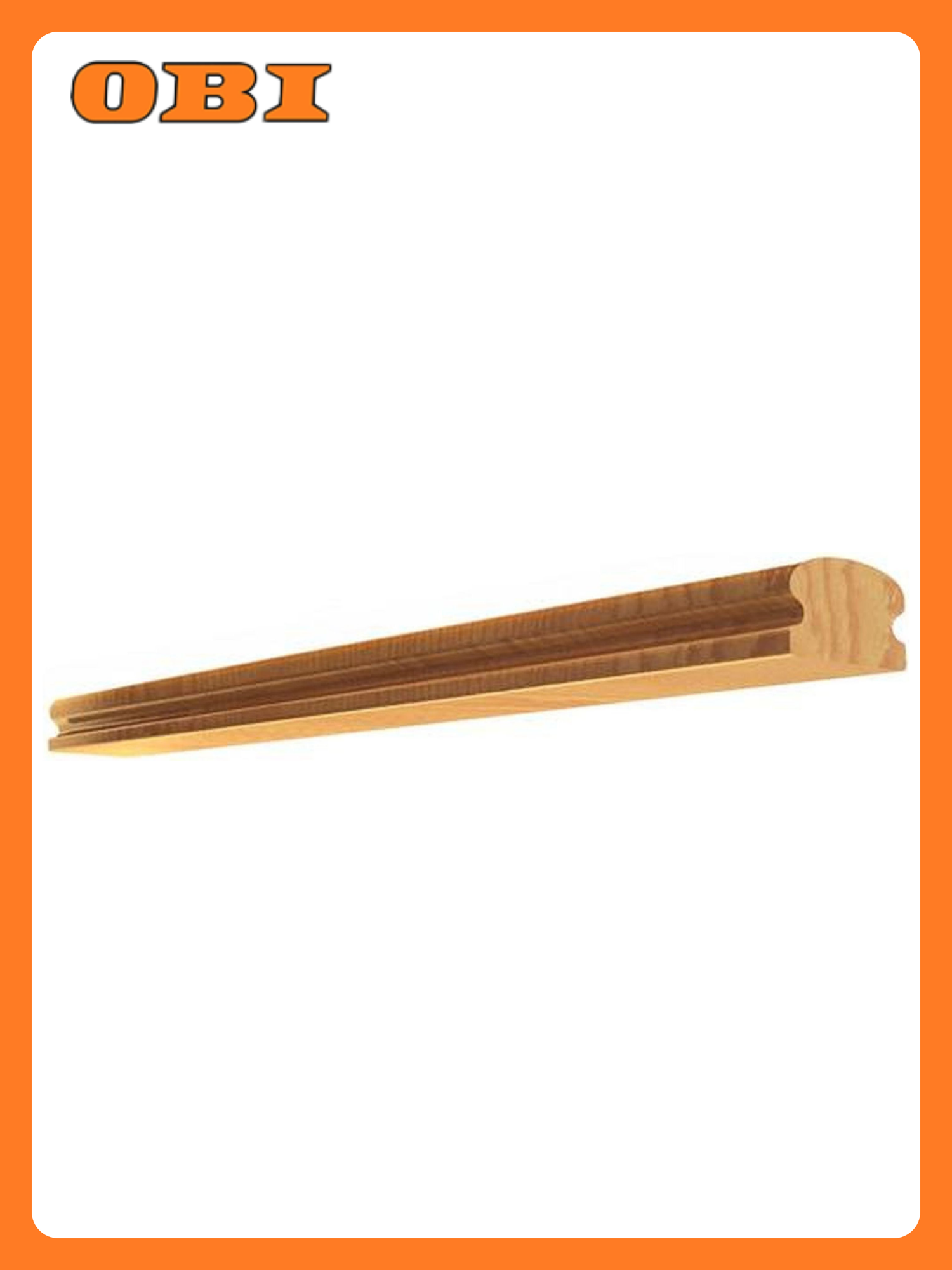 Поручень прямой 40х60х3000 мм сосна