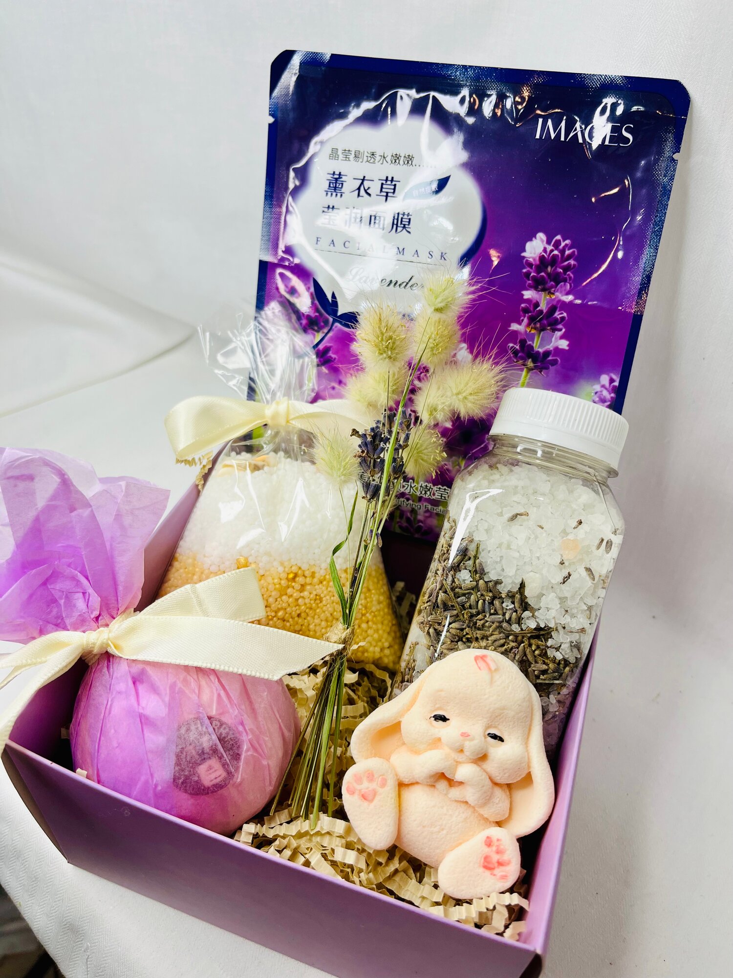 Подарочный набор "Лаванда", для женщин, в коробке, на 8 марта/день рождение/Новый год