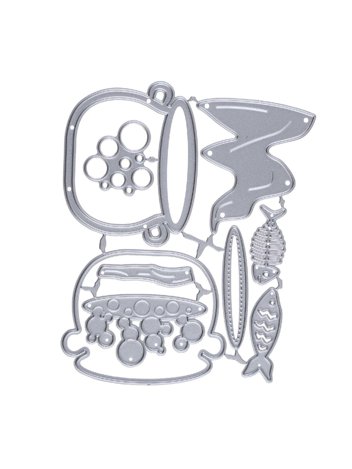 Шейкер для котлов на Хэллоуин Трафареты для резки металла для скрапбукинга своими руками с декоративным тиснением Бумажные открытки своими руками