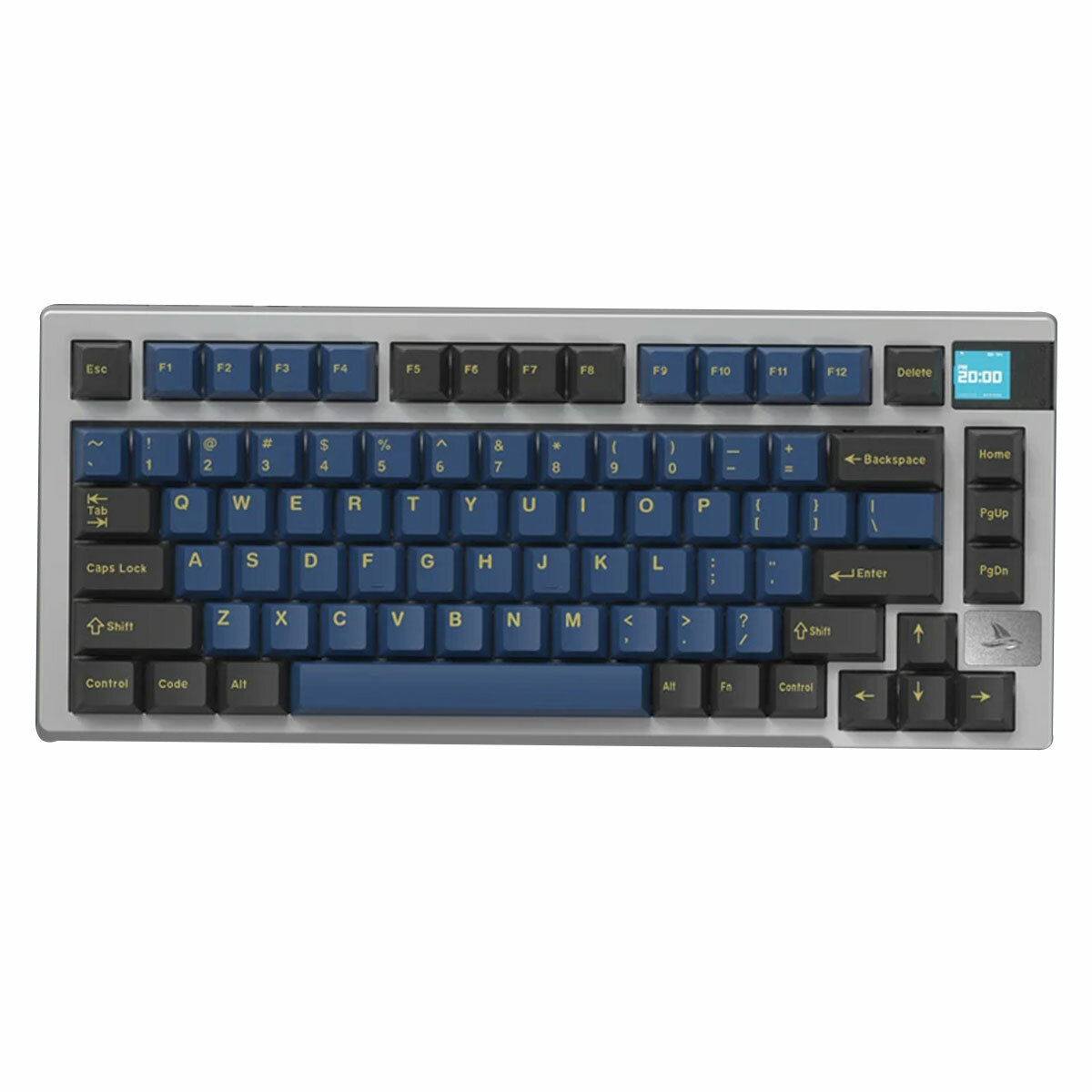 Клавиатура Darmoshark K8 75% игровая 81 клавиша Bluetooth 5.0/2.4G беспроводная/проводная полная горячая замена HD экран RGB структура PBT 4000mAh Windows Mac Android